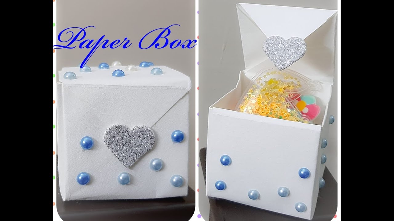 How To Make Paper Box That Opens And Closes | Paper Gift Box | Paper ...