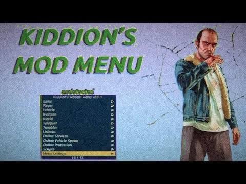 GTA 5 KIDDIONS MOD MENU *FREE* | TUTORIAL 2023 - YouTube