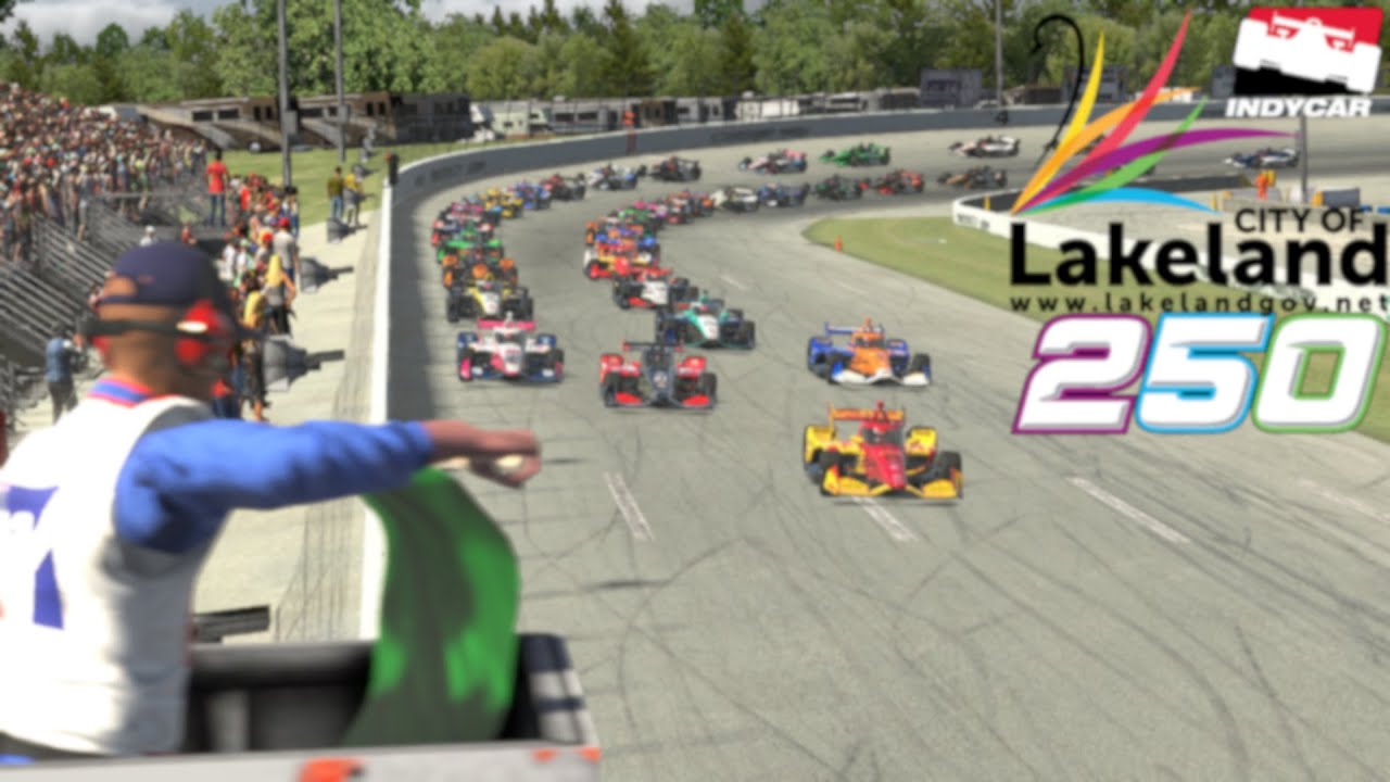 IndyCar Series Race 1 of 18 at USA International Speedway for the City ...