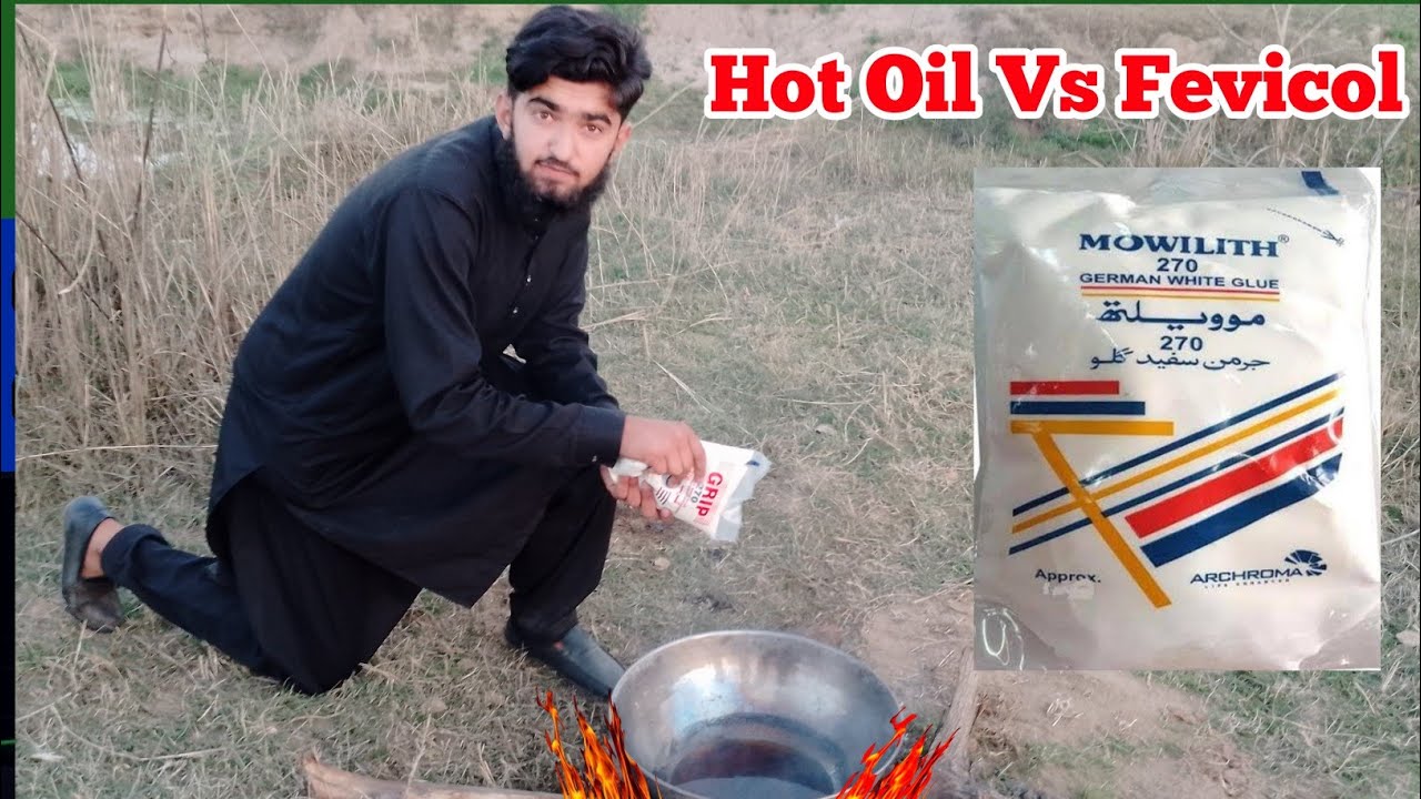 Hot Oil Vs Fevicol || Very Hot Oil vs Fevicol experiment - YouTube