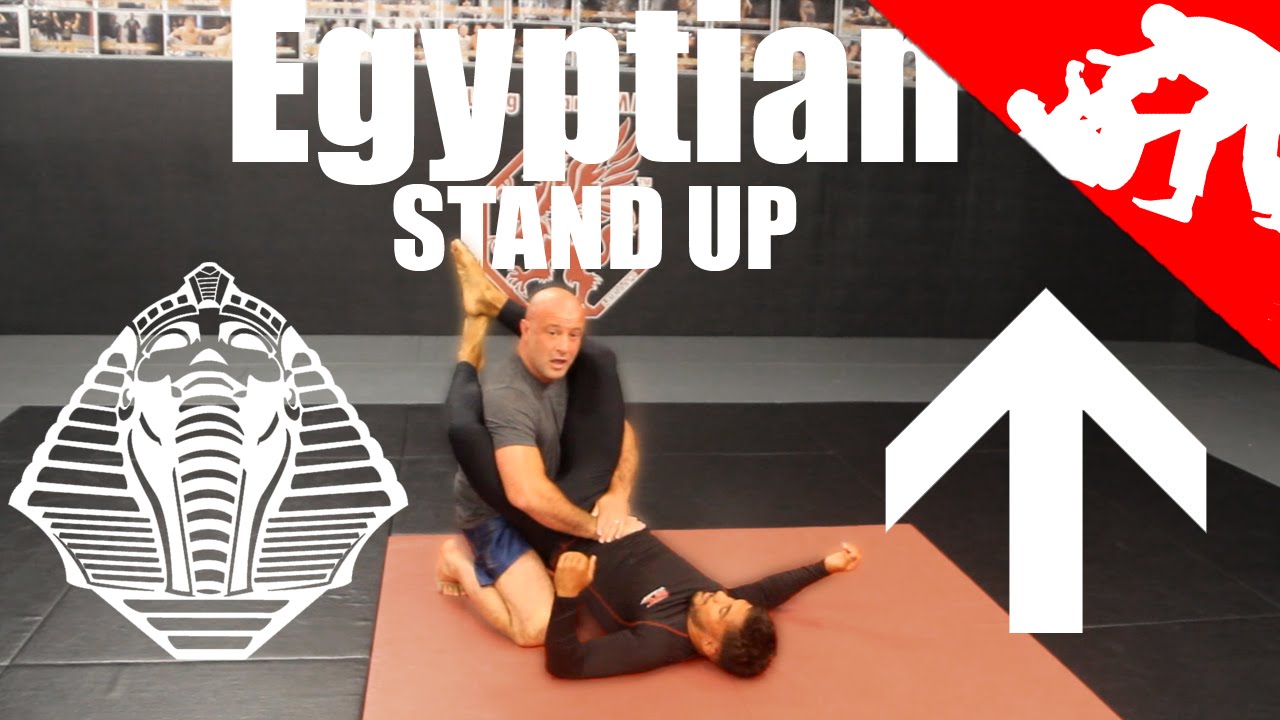 Egyptian stand up - Triangle defense BJJ - YouTube
