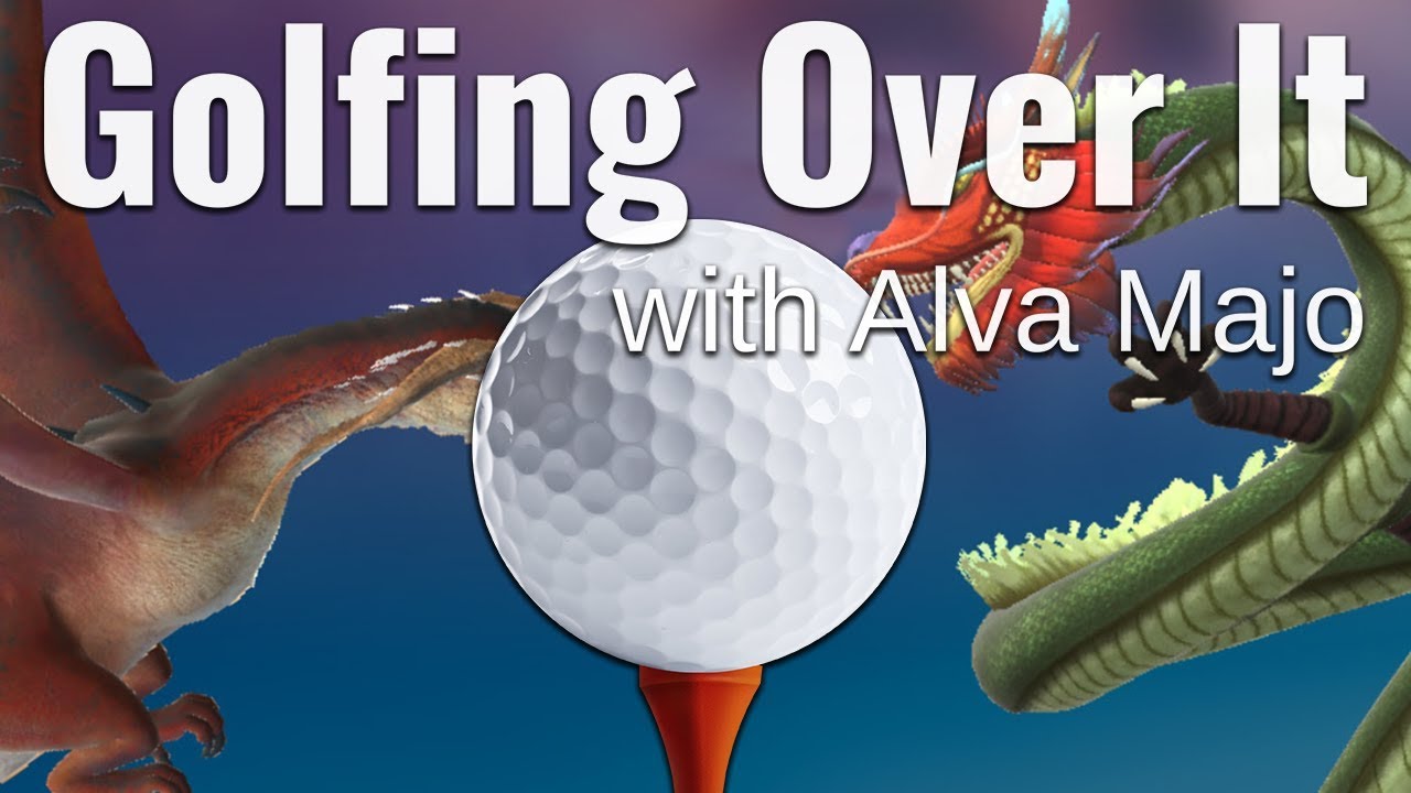 Первое прохождение до спидрана // Golfing Over It with Alva Majo - YouTube