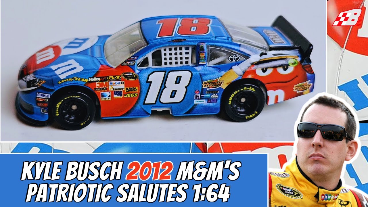 **NASCAR AUTHENTICS DIE-CAST REVIEW** Kyle Busch 2012 M&M's Patriotic 1 ...