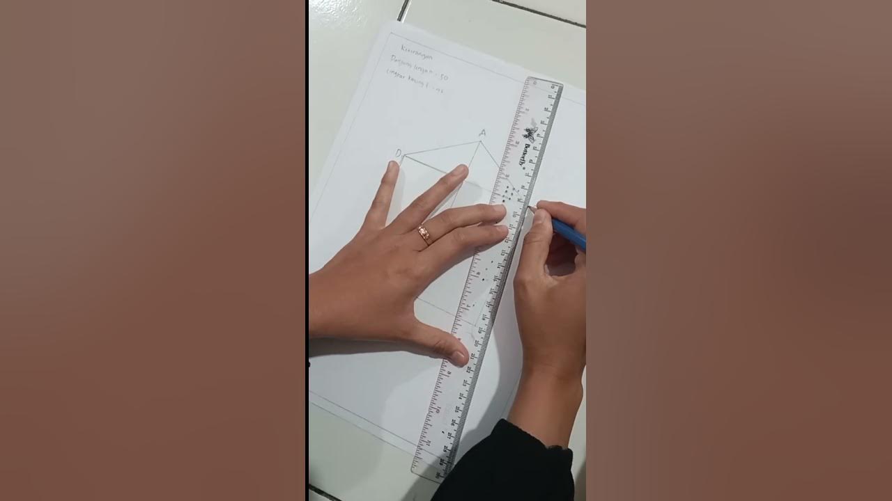 MEMBUAT POLA LENGAN MENGGUNAKAN SCALA 1:4 - YouTube
