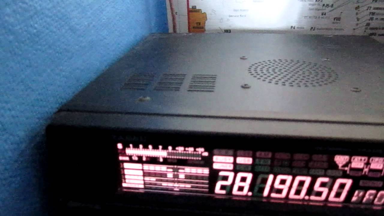 4M 4 METER METRE 70MHZ DX 29/05/2012 M0MDA EA1YV G8BUN YAESU FT-450AT ...