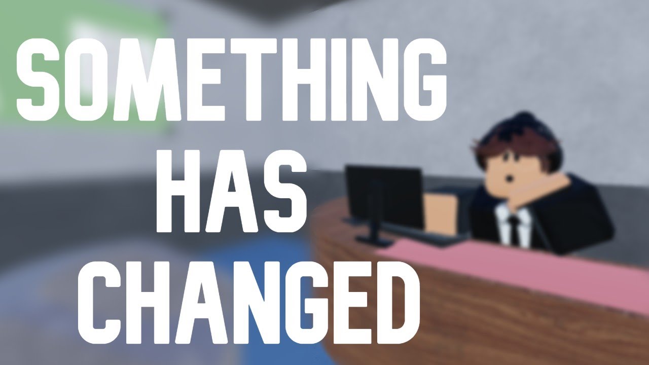 Something has changed . . . - YouTube