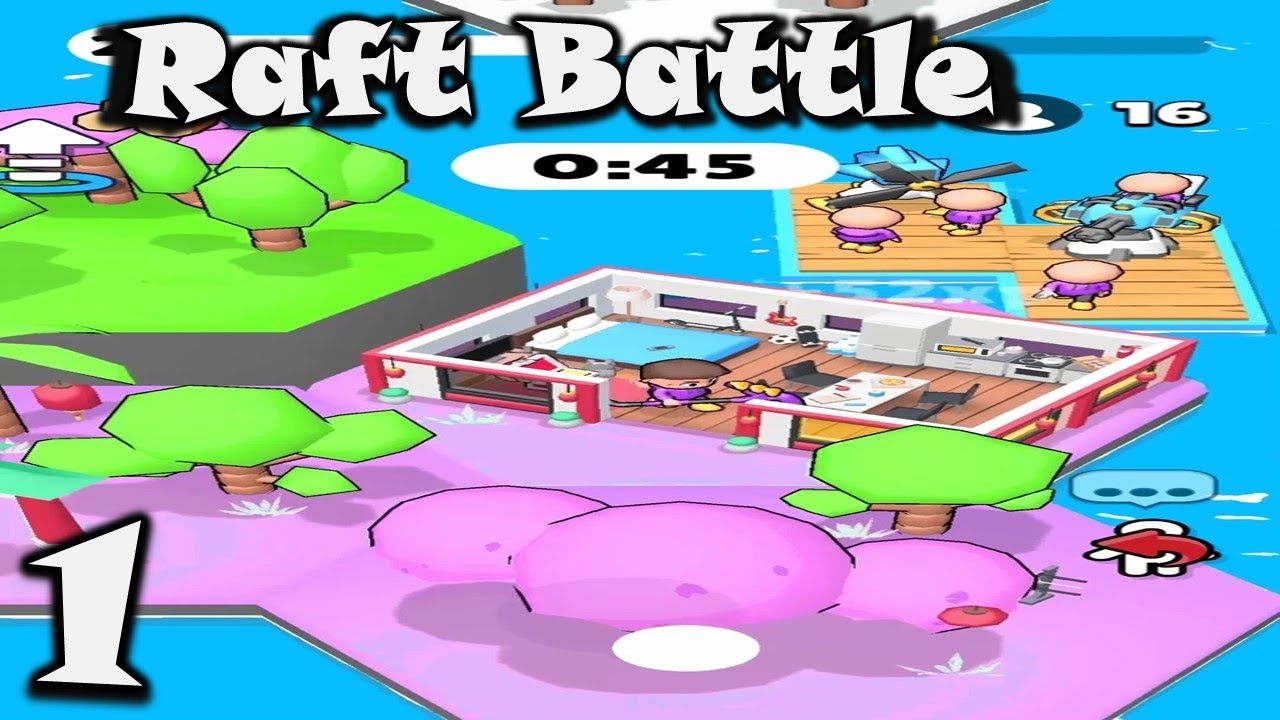 Raft Battle - Gameplay Walkthrough Part 1 (Android,iOS) - YouTube