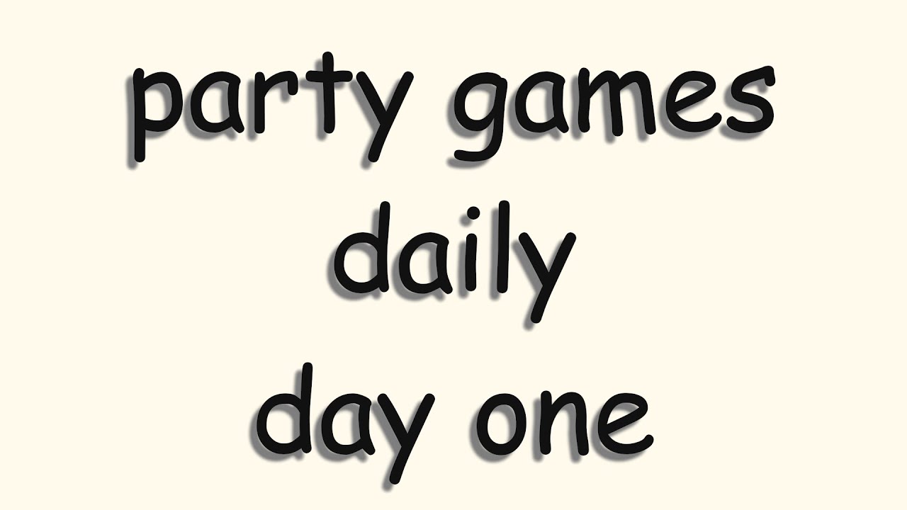 Playing 3 Matches Of Party Games Daily Until I Record A Perfect Game playing-3-matches-of-party-games-daily-until-i-record-a-perfect-game
