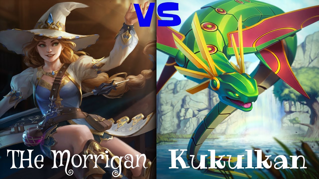 Kukulkan Rayquaza vs The Morrigan - To celebrate Pokemon's release ...