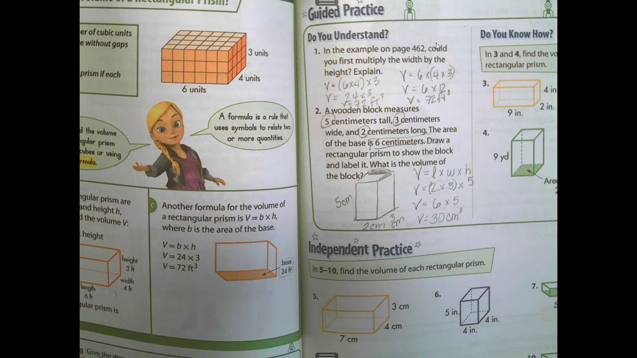 Lesson 11-2 Develop A Volume Formula - YouTube