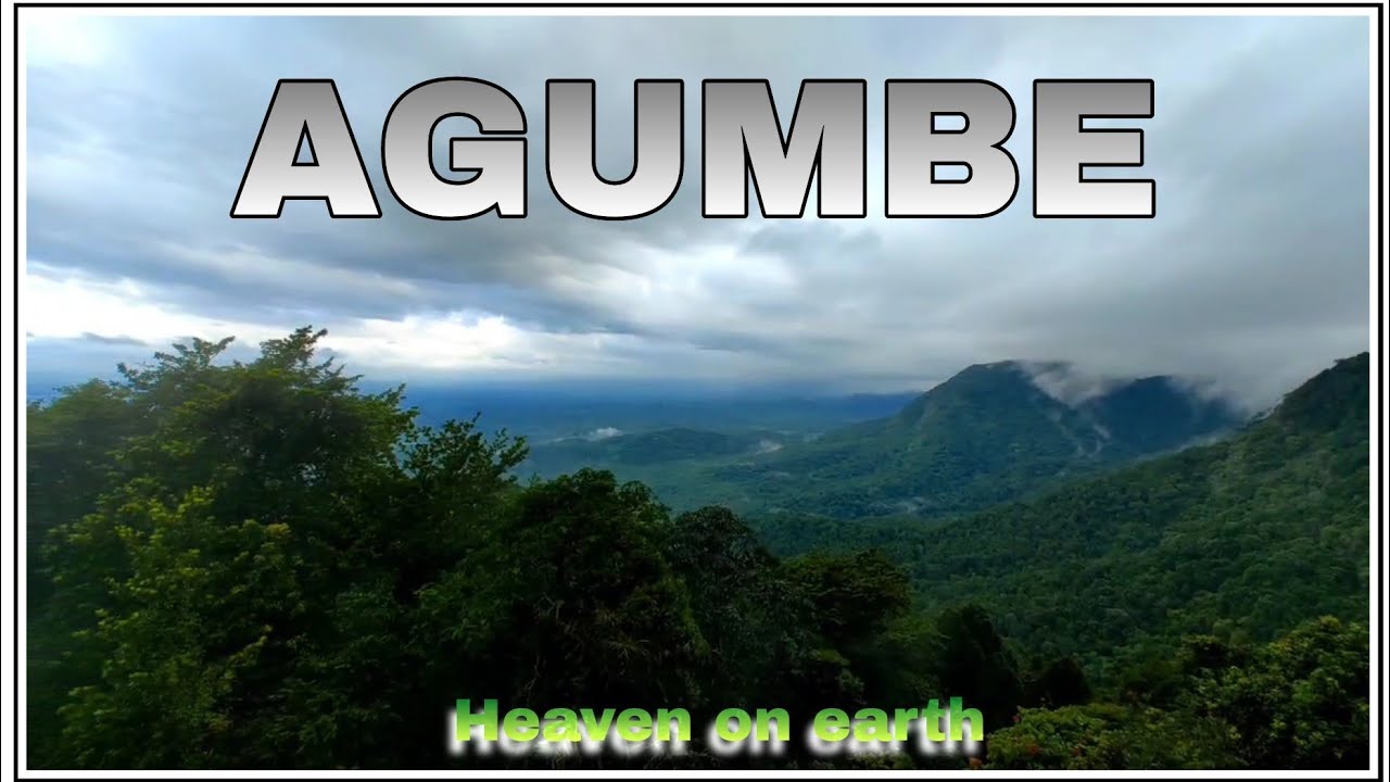 Agumbe View Point.. #nature #monsoon #agumbe #travel - YouTube