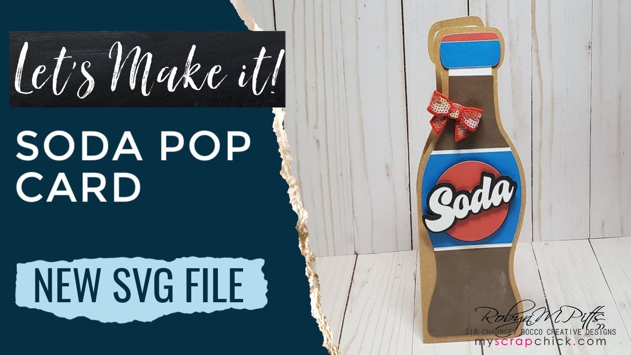 Soda Pop Card Tutorial | MYSCRAPCHICK DT Project - YouTube