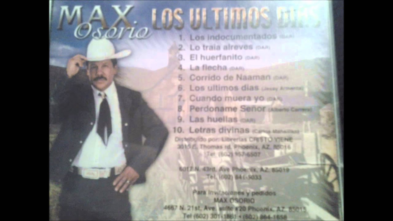 Max Osorio Letras Divinas - YouTube