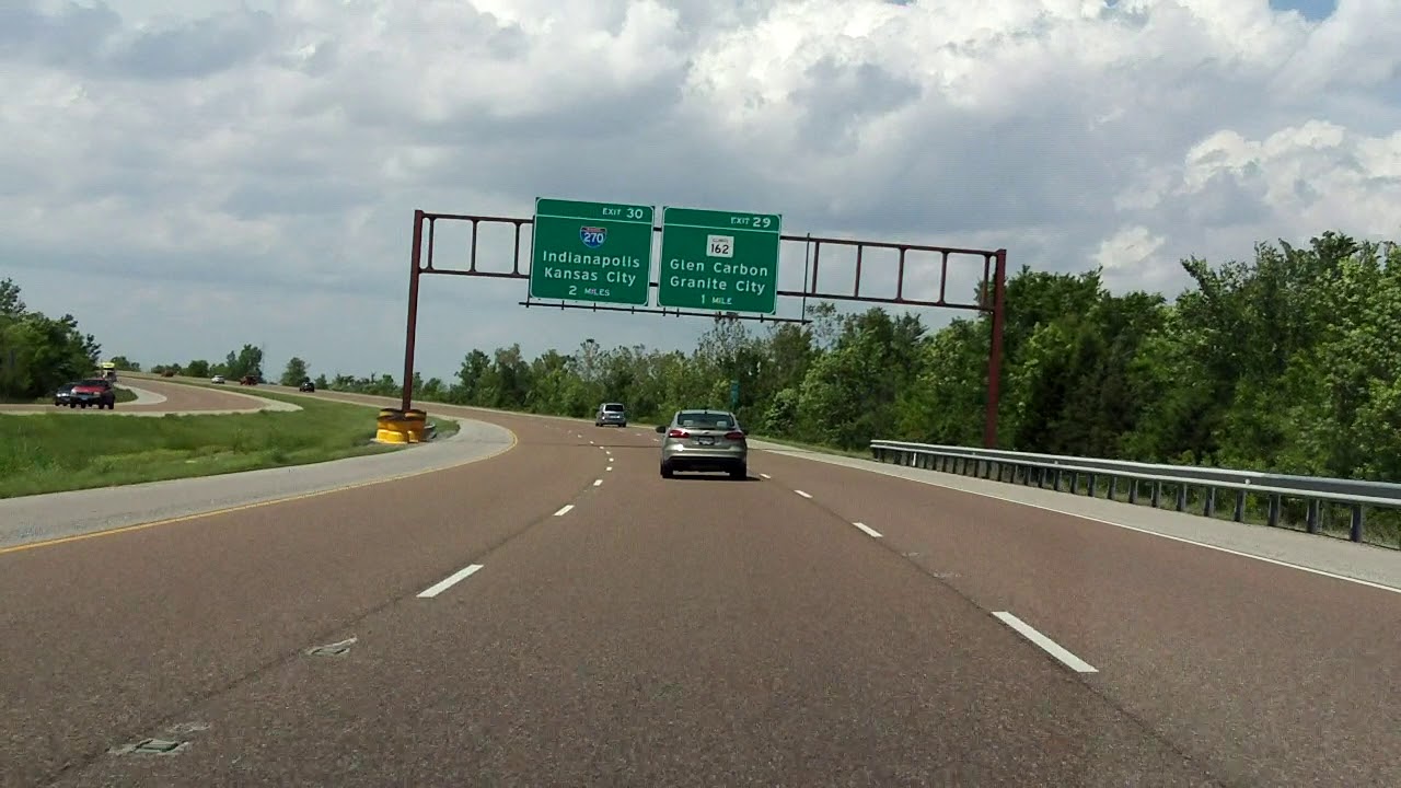 St. Louis Bypass (Interstate 255 Exits 25 to 30) northbound - YouTube