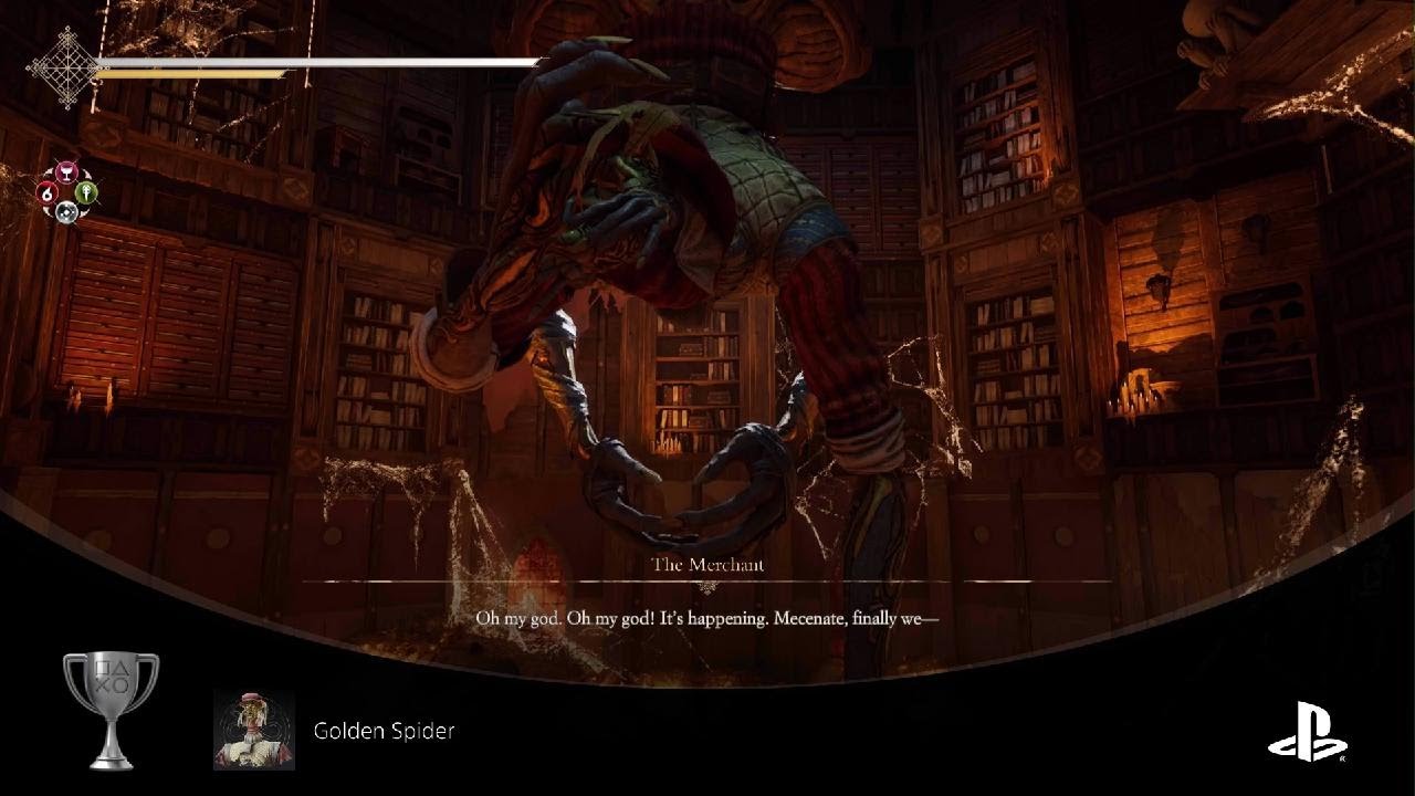 Enotria golden spider trophy - YouTube