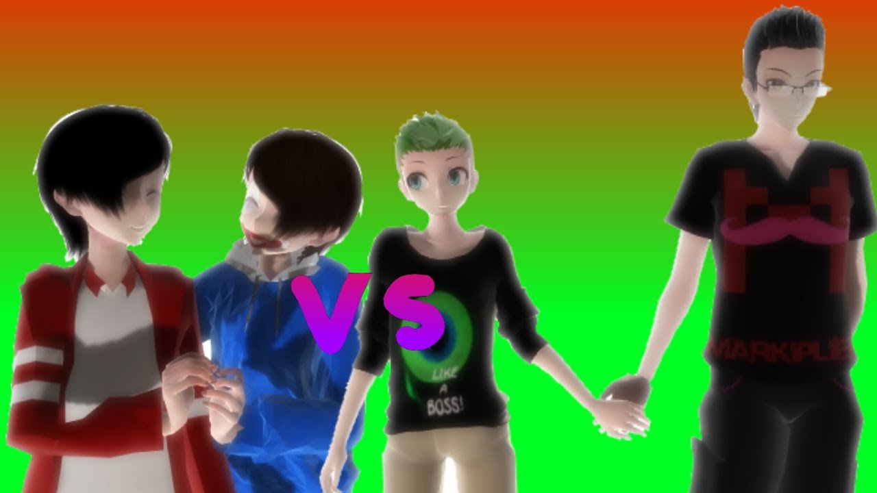 (MMD) H2OVanoss Vs Septiplier Ship Battle - YouTube