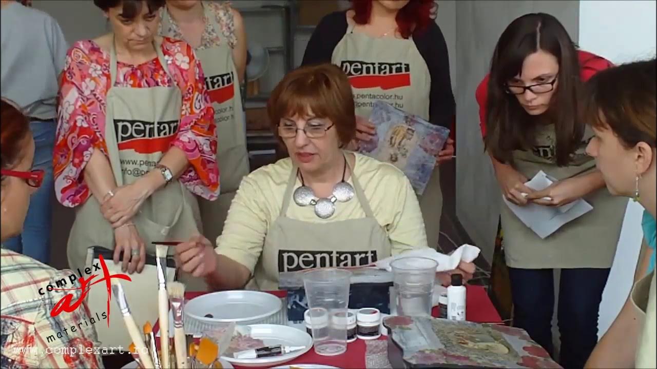 Tutorial - Decoupage si crapaturi Random pe o cutie de lemn - YouTube