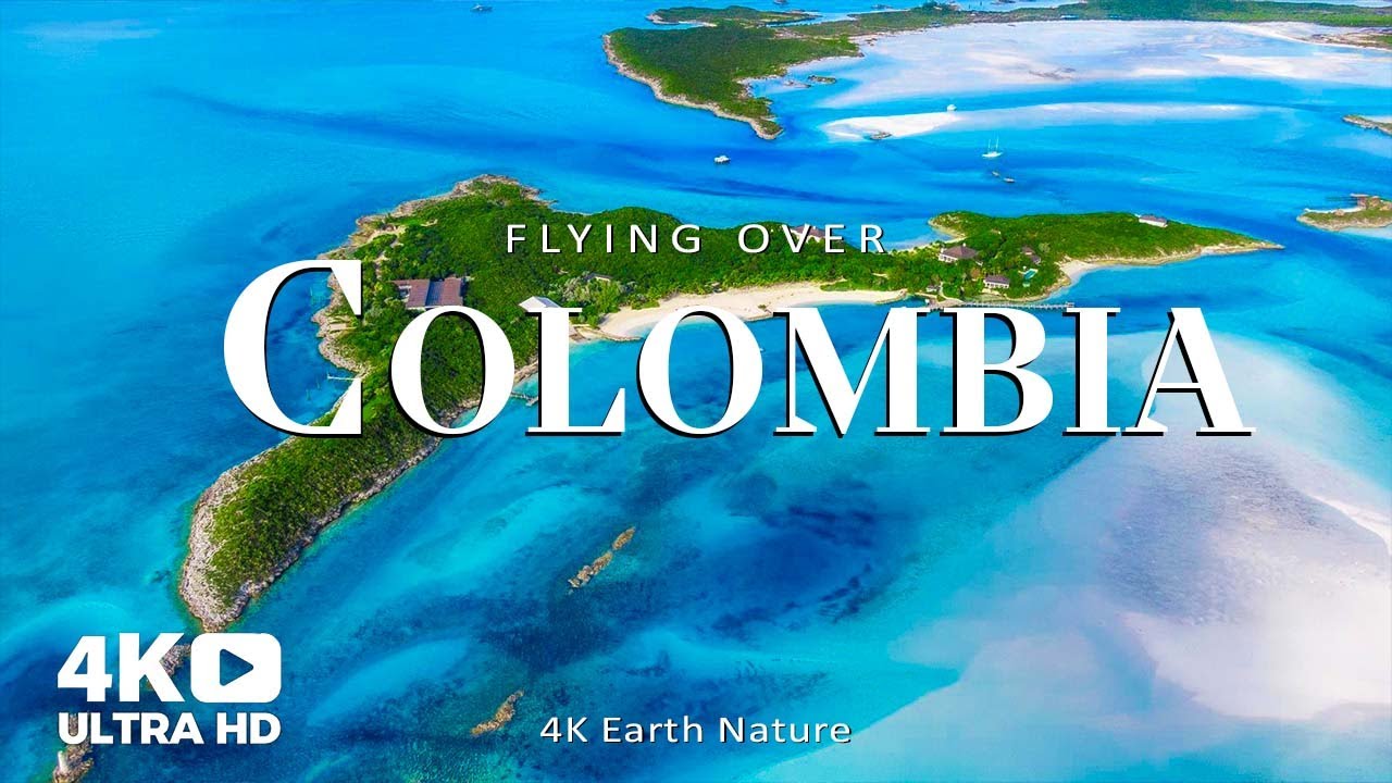 Colombia 4K - Earth Nature - Scenic Relaxation Film With Calming Music ...