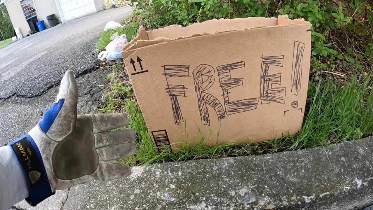 Trash Picking Free Stuff Put At The Curb - Ep. 751 - YouTube