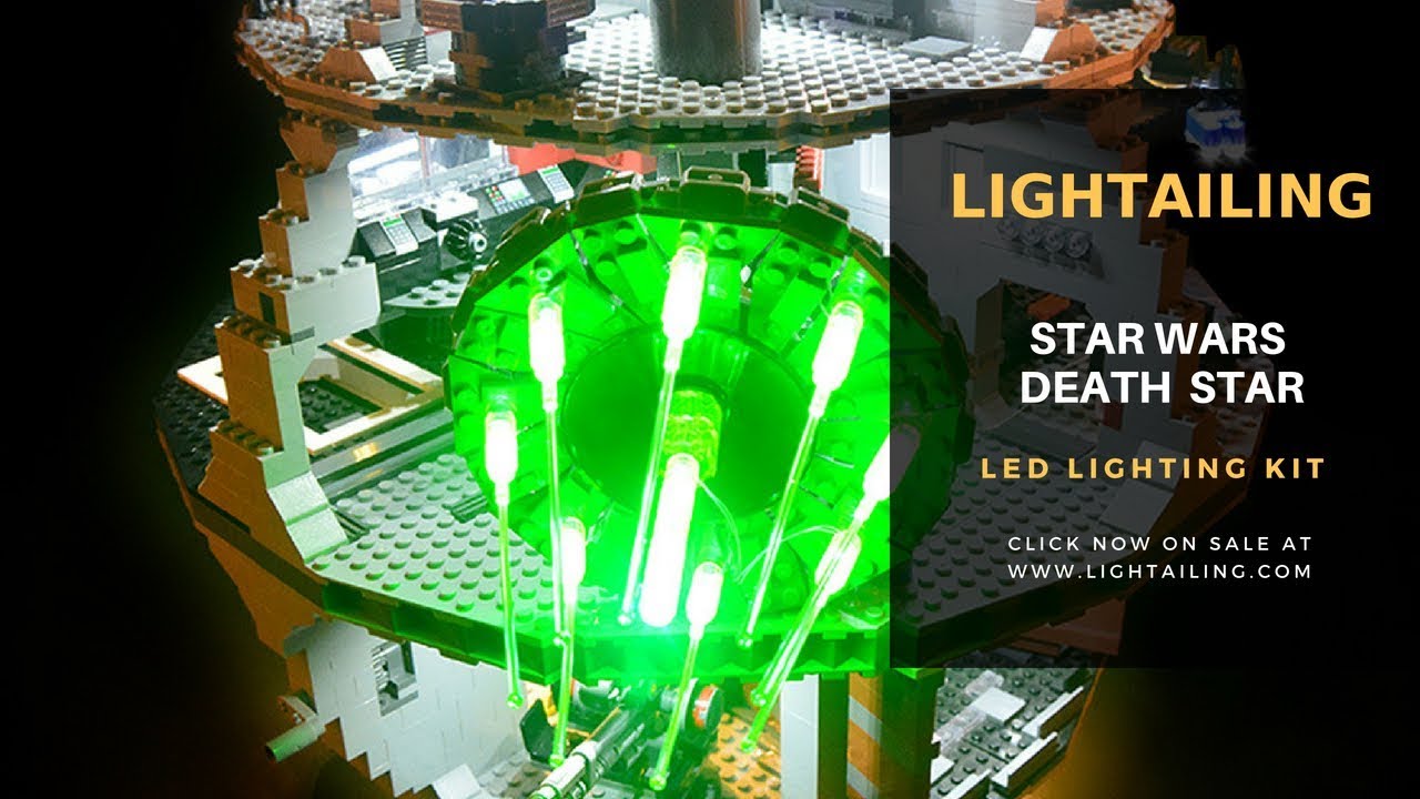 Lego Star Wars Death Star#10188 Light Show -LED Light Kit -Lightailing ...