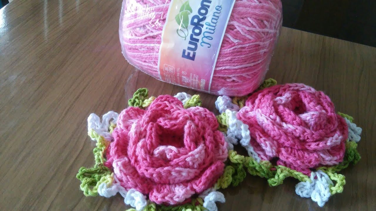 Flor Roseta(base tripla) - YouTube