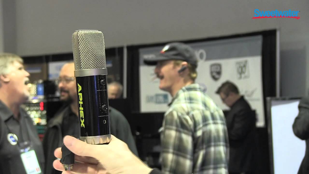 Aphex Microphone X USB Microphone - Sweetwater at Winter NAMM 2013 ...