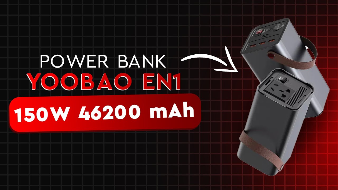 Зарядна станція Yoobao EN1 (Power Bank ) 46200 mAh - YouTube