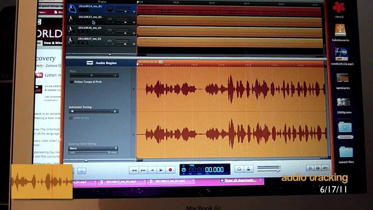audio tracking - YouTube
