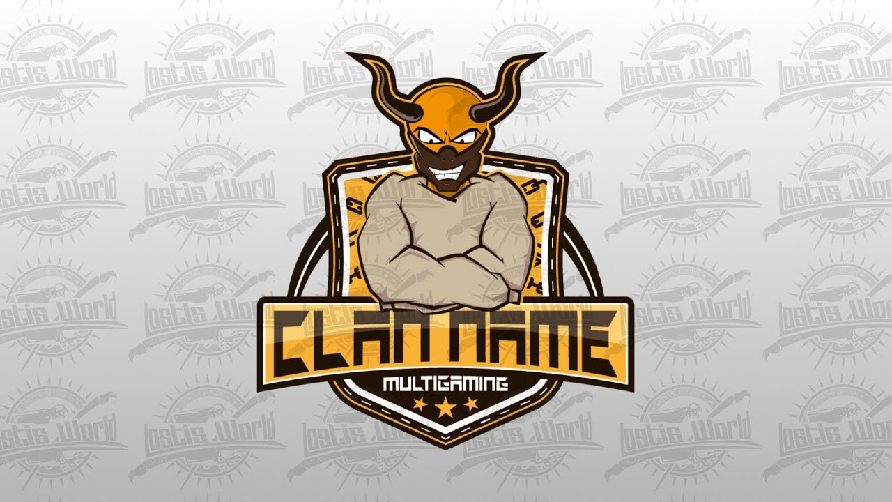 Created a Psycho Clan Logo (eSports) - YouTube