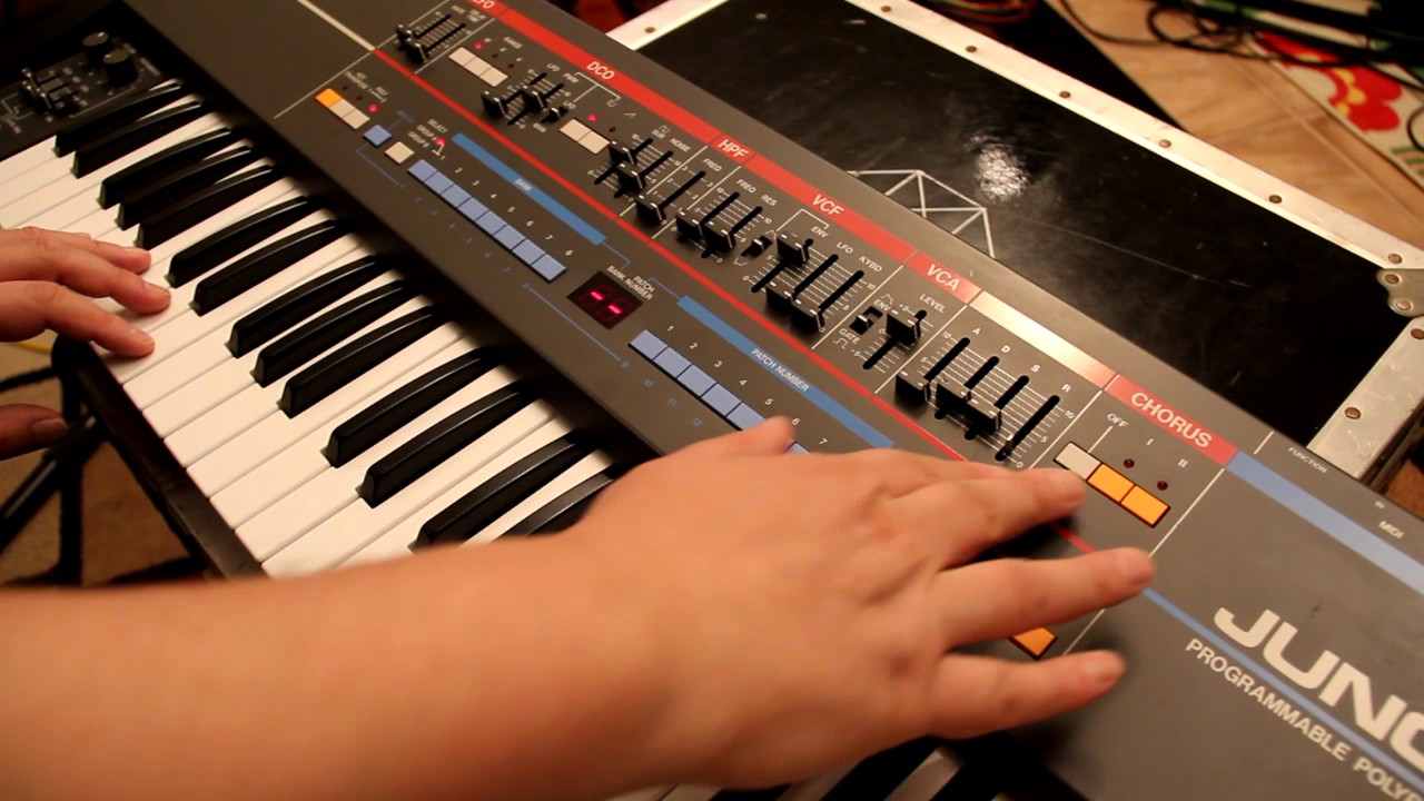 A few Juno-106 ideas with and without the chorus - YouTube