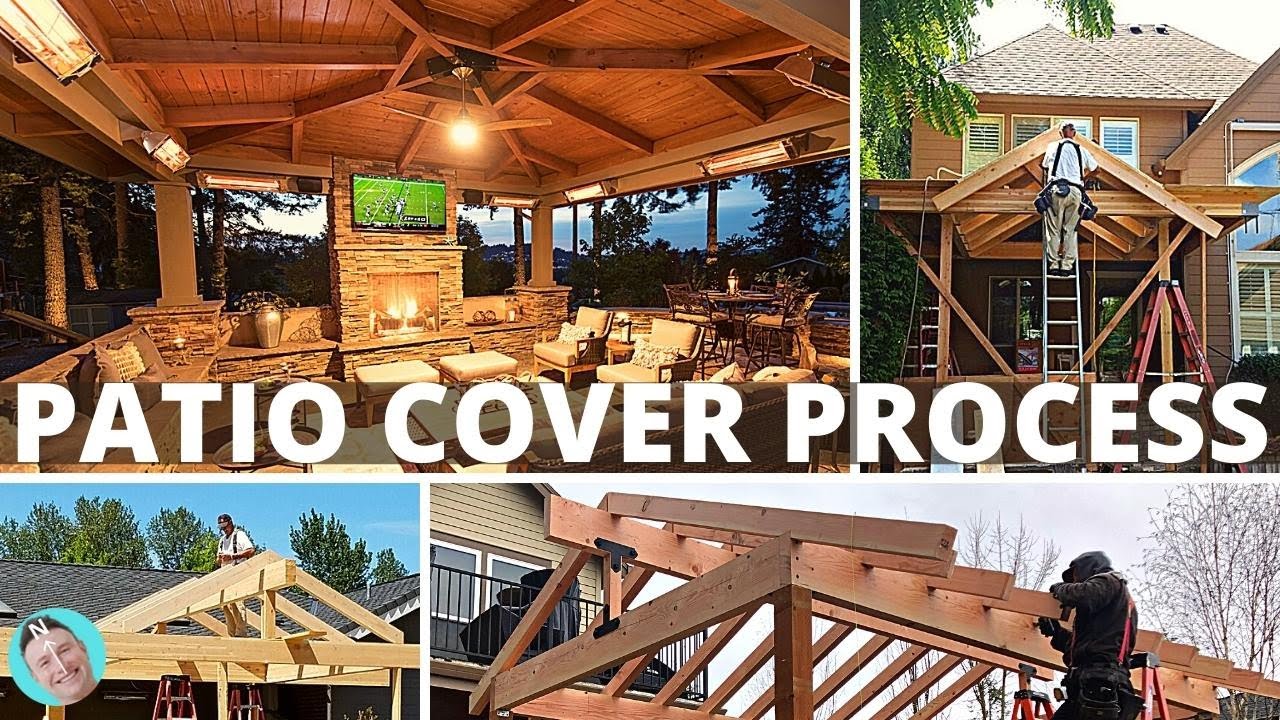 Patio Cover Ideas (How to Build Process) - YouTube
