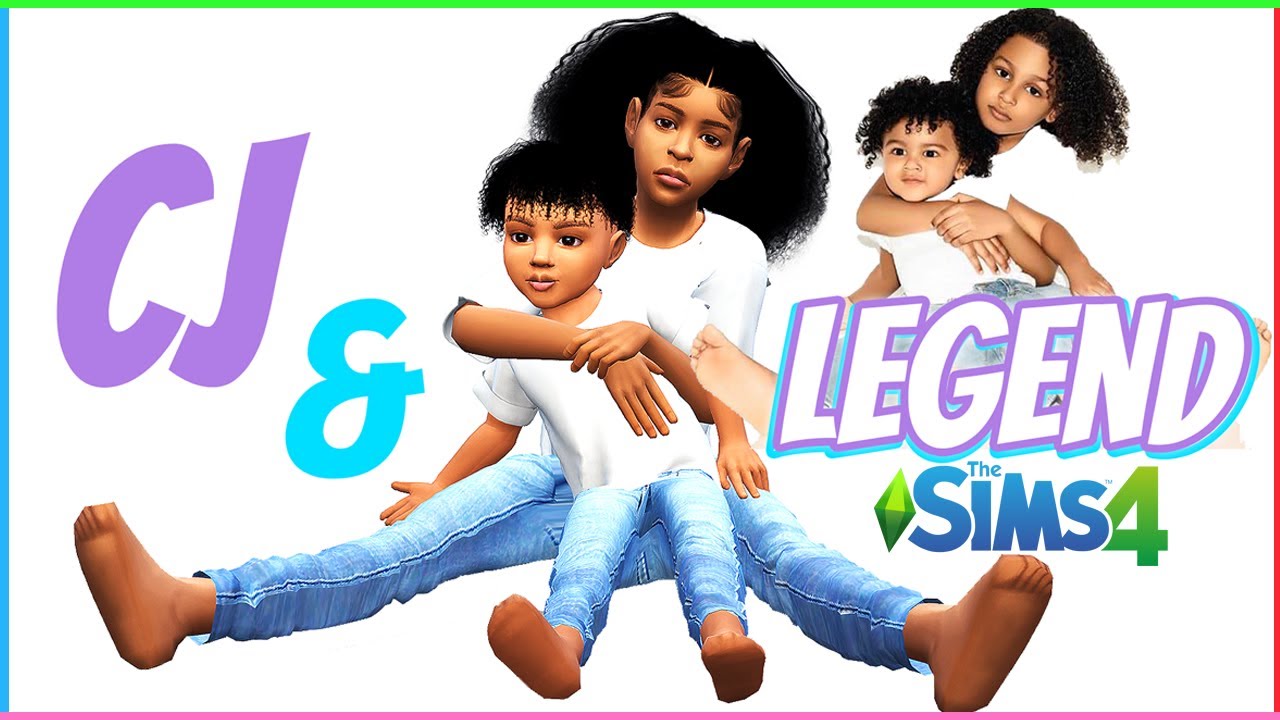 CREATING YOUTUBERS IN THE SIMS 4 📸 CJ & LEGEND CAS - YouTube