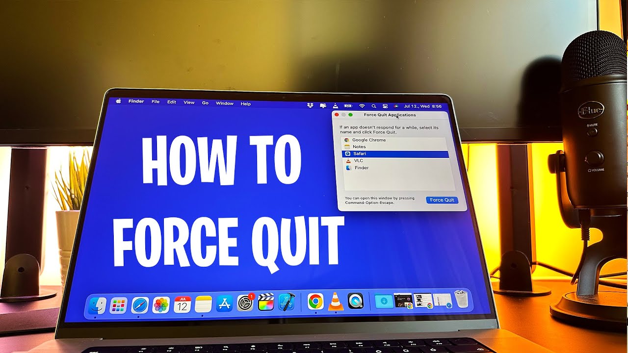 Macbook Pro Force Quit - YouTube