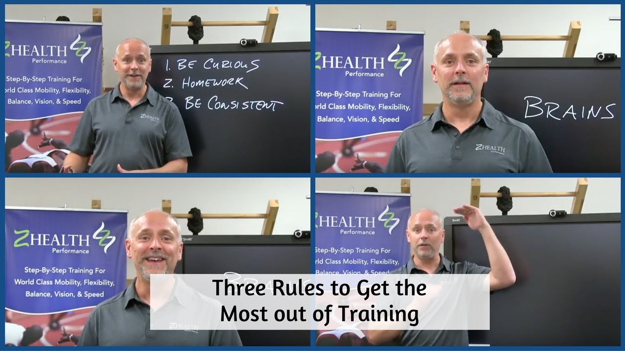 Three Rules to Get the Most out of Training - YouTube
