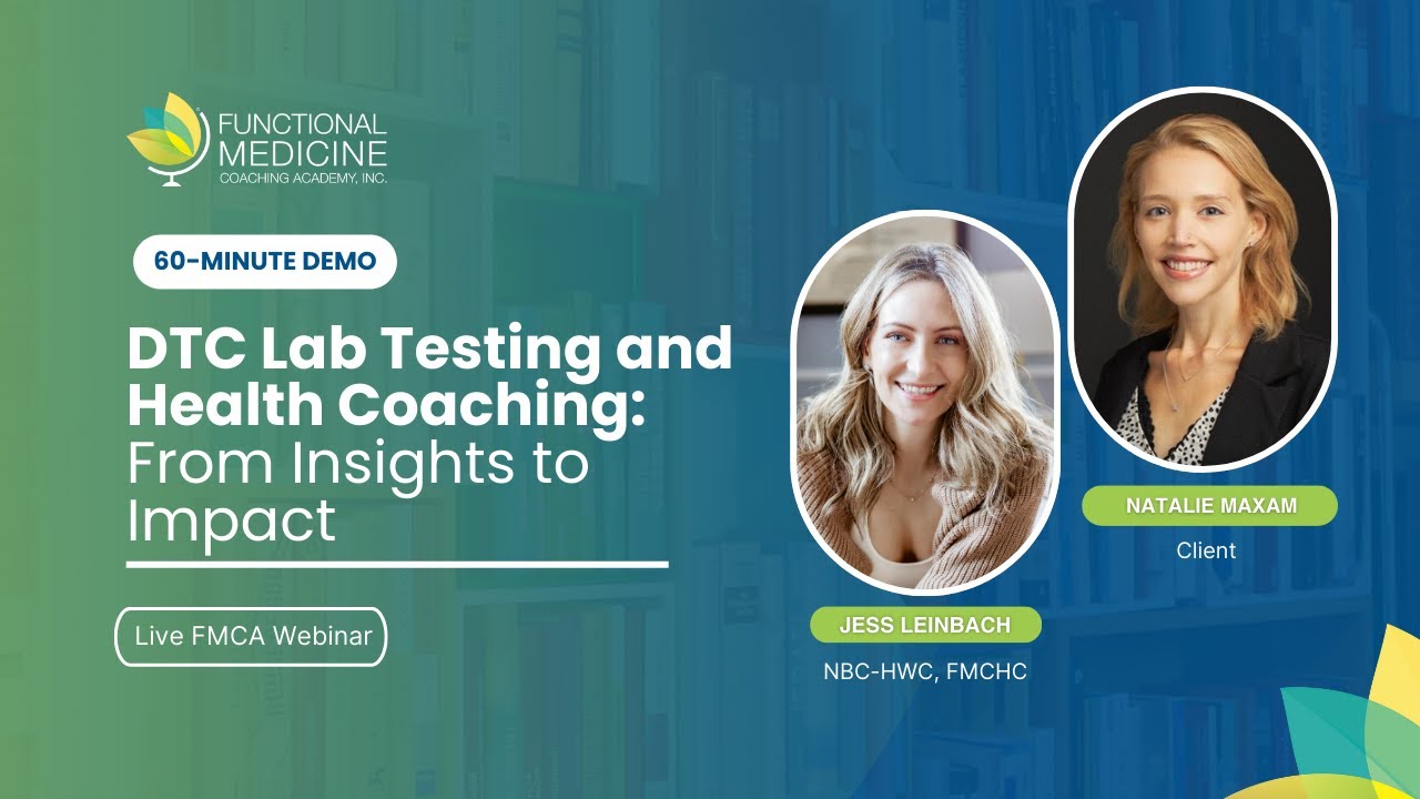 DTC Lab Testing and Health Coaching (Live Demo) - YouTube
