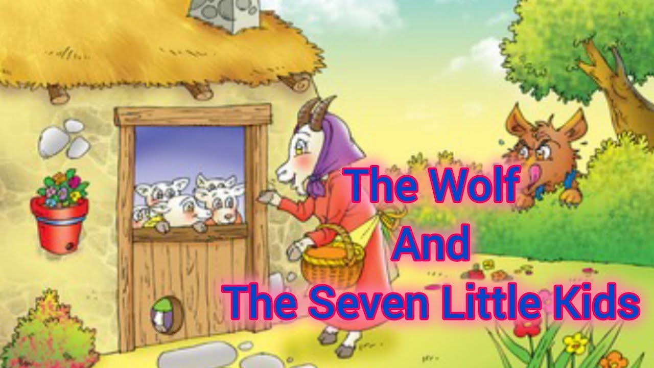 The Wolf And The Seven Little Kids | Full Story in English | Nazia's ...