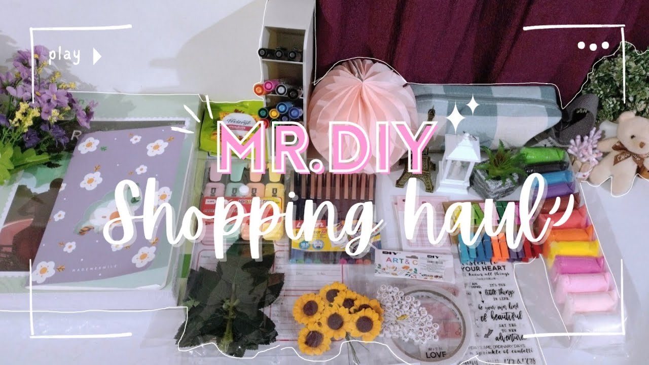Mr.DIY Shopping Haul🌷 |•cute Stationary haul💕|•school supplies|•Part ...