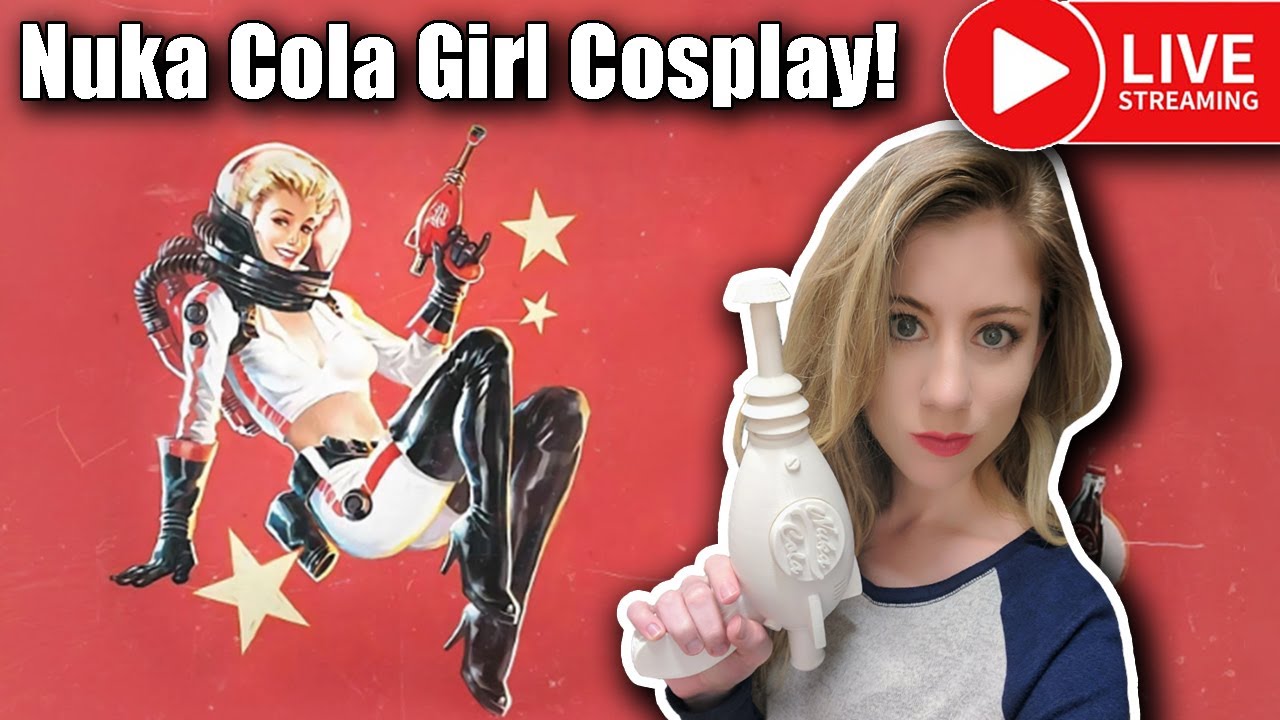 Nuka Cola Girl Cosplay- Fallout (Episode 1) Live Crafting Stream - YouTube