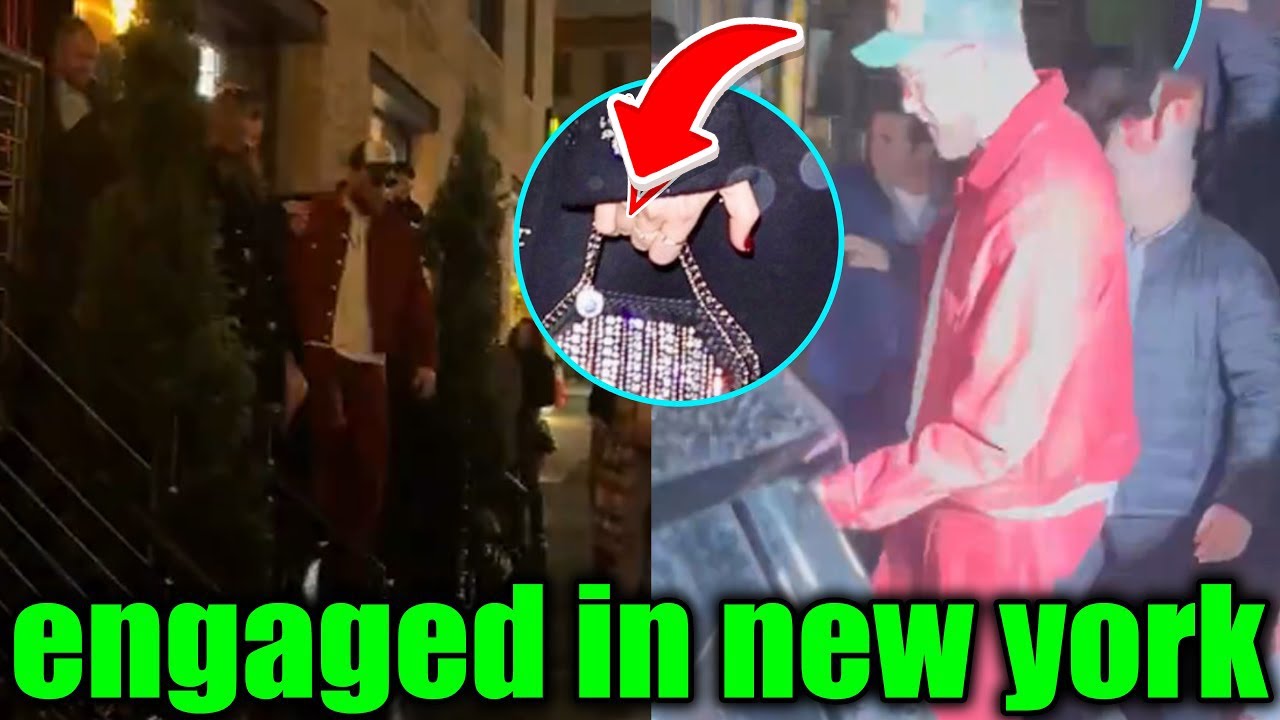 Travis Kelce & Taylor Swift wear engagement rings during NYC date night ...