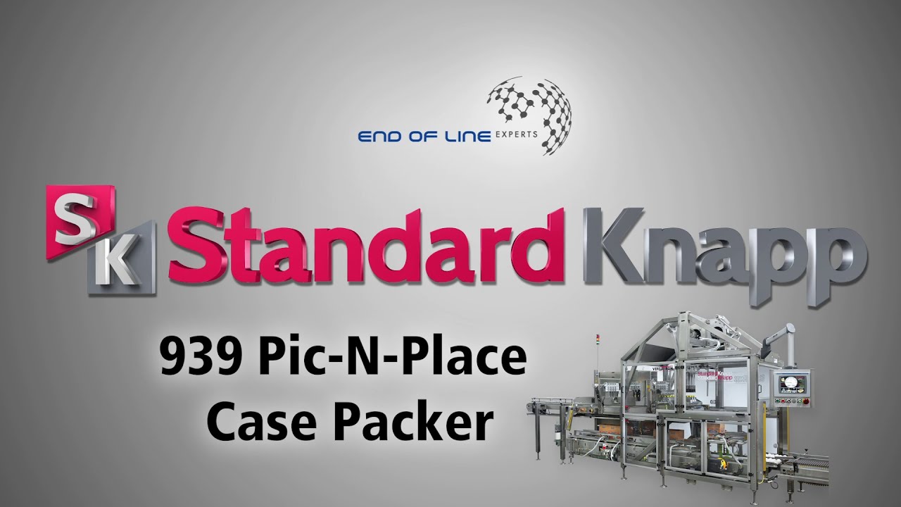 Standard-Knapp Pic-N-Place Case Packer - YouTube