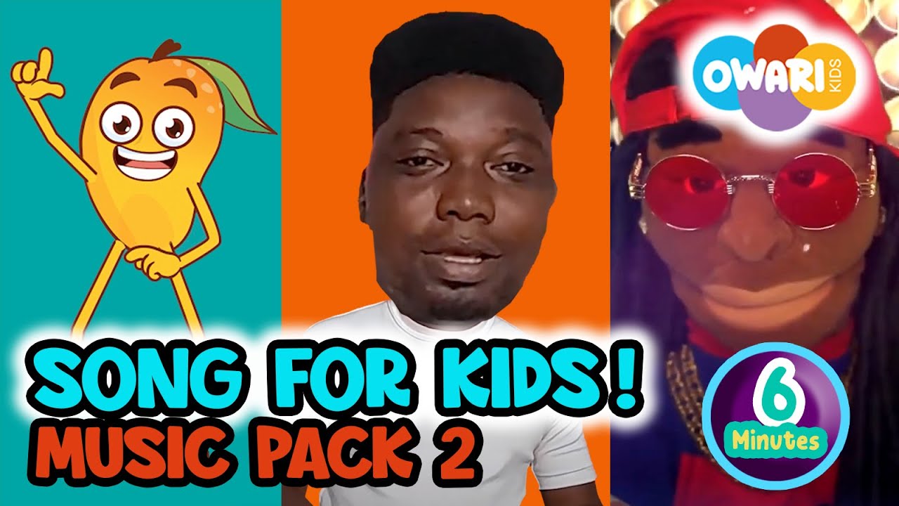 Songs for Kids - Music Pack 2 - ASL & Afrobeats for Kids. Fruits, ABC ...