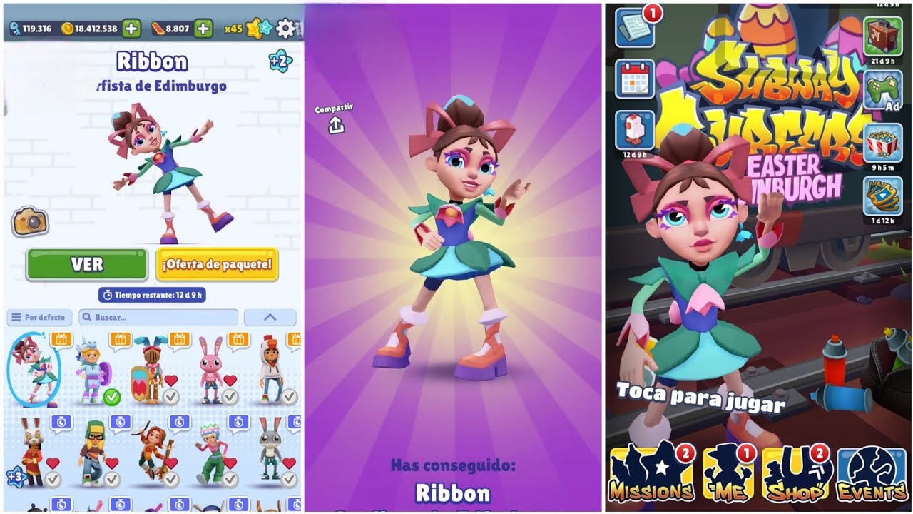 Unlocked Ribbon At Subway Surfers Mystery Hurdles: Space Station - YouTube