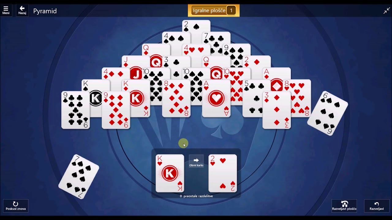 Microsoft Solitaire Collection - Pyramid September 9 2017 - YouTube