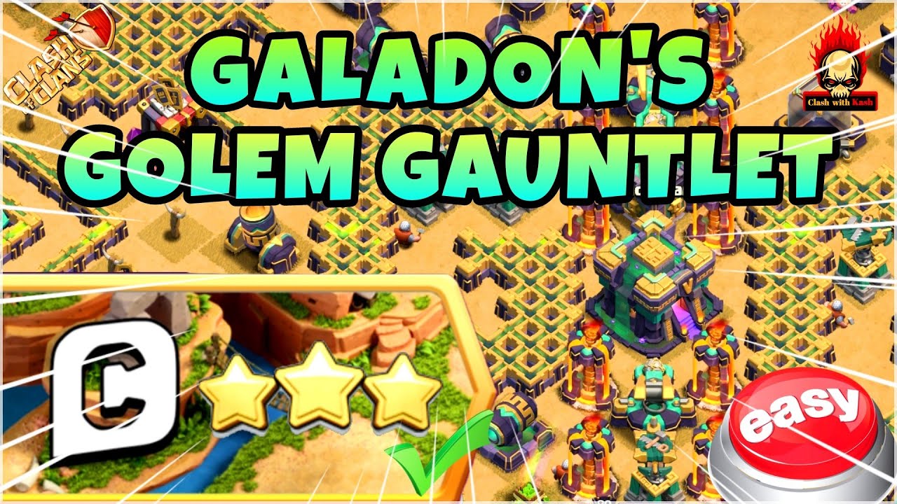 HOW TO EASILY 3 STAR GALADON GOLEM GAUNTLET CHALLENGE | 2022 - YouTube