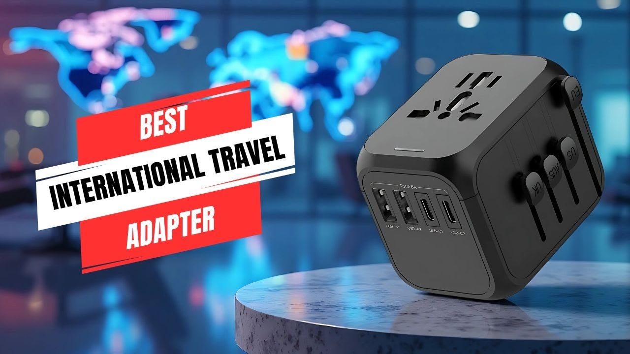 Best International Travel Adapter with USB-C and Multi-Device Charging ...