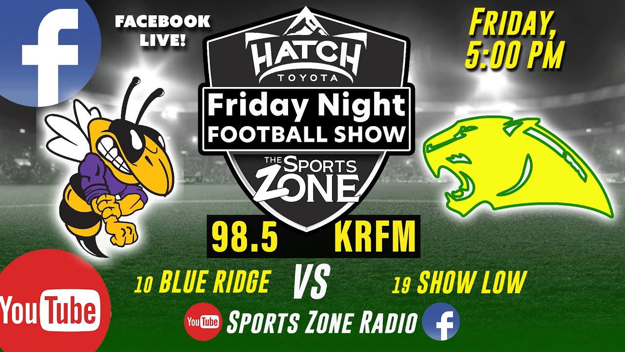 SZ Game of the Week - No. 10 Blue Ridge vs No. 19 Show Low - YouTube