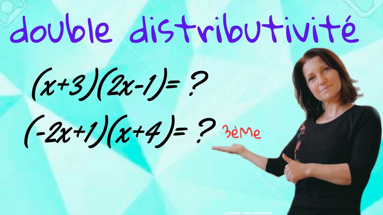 exercice distributivité Mathématiques collège, lycée. niveau 3ème - YouTube