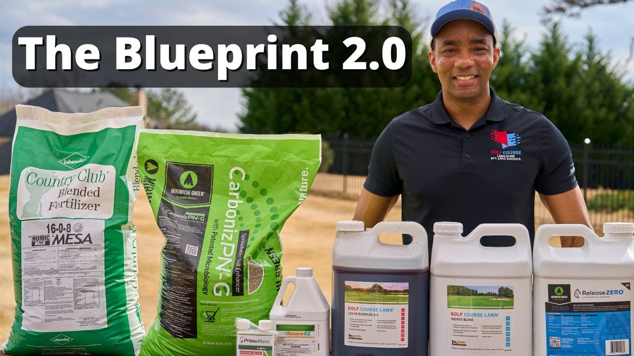 Lawn Fertilizer Combinations for a Golf Course Lawn - YouTube