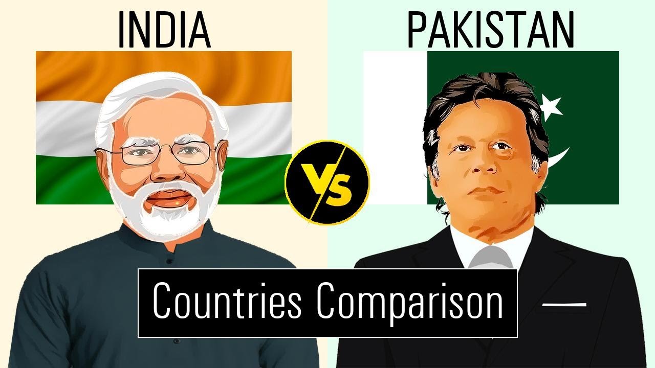 India vs Pakistan country comparison - YouTube