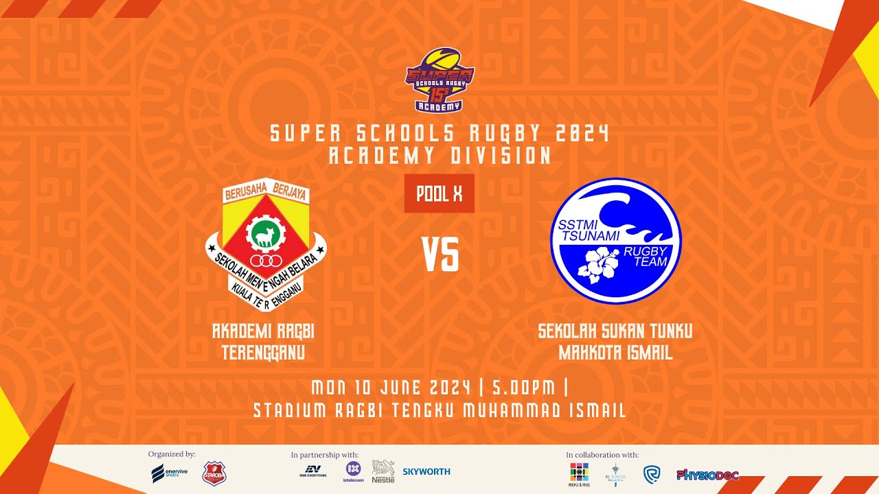 Akademi Ragbi Terengganu (ART) vs Sekolah Sukan Tunku Mahkota Ismail ...
